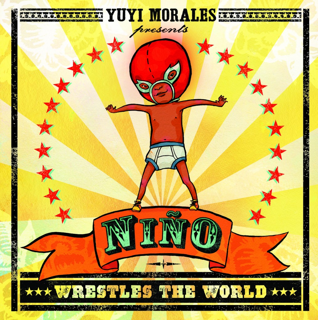 niño wrestles the world + viva lucha libre masks - This Picture Book Life