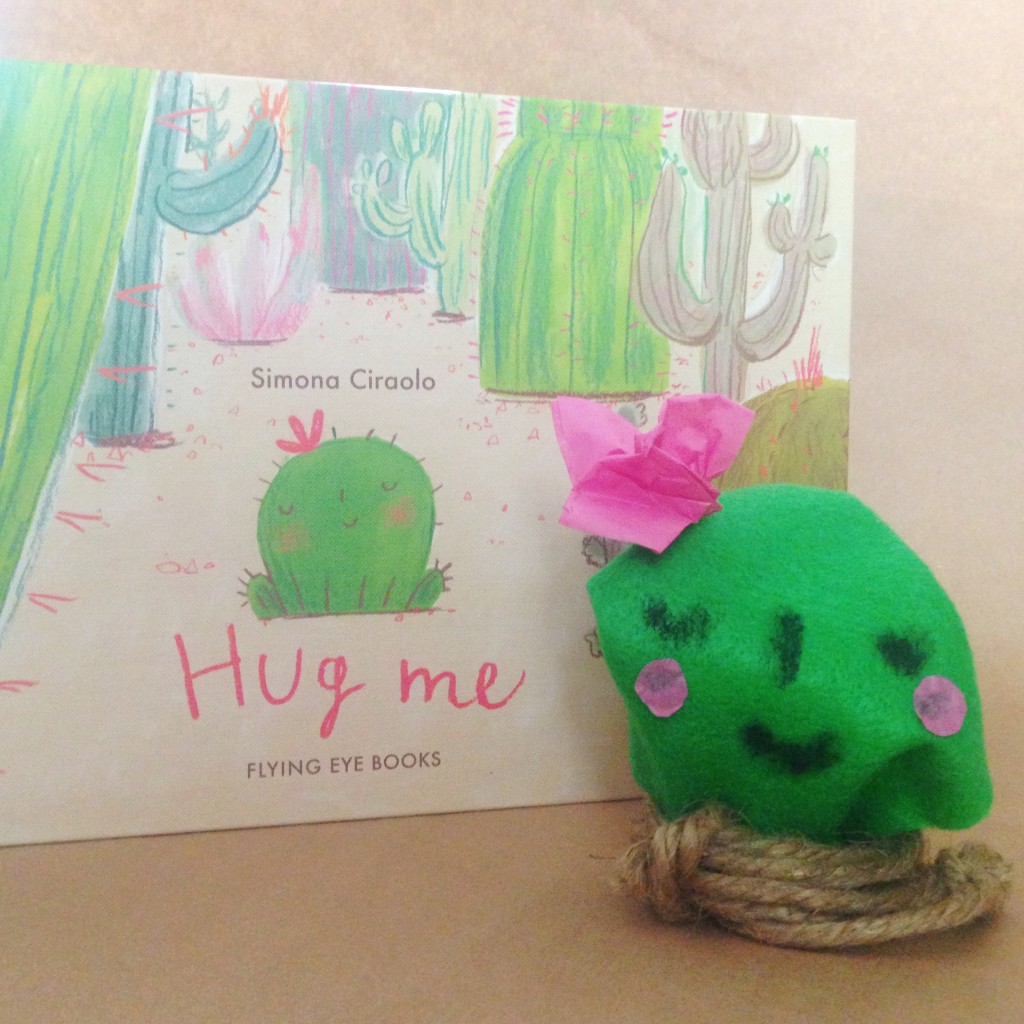 hug me + cute little cactus craft - This Picture Book Life
